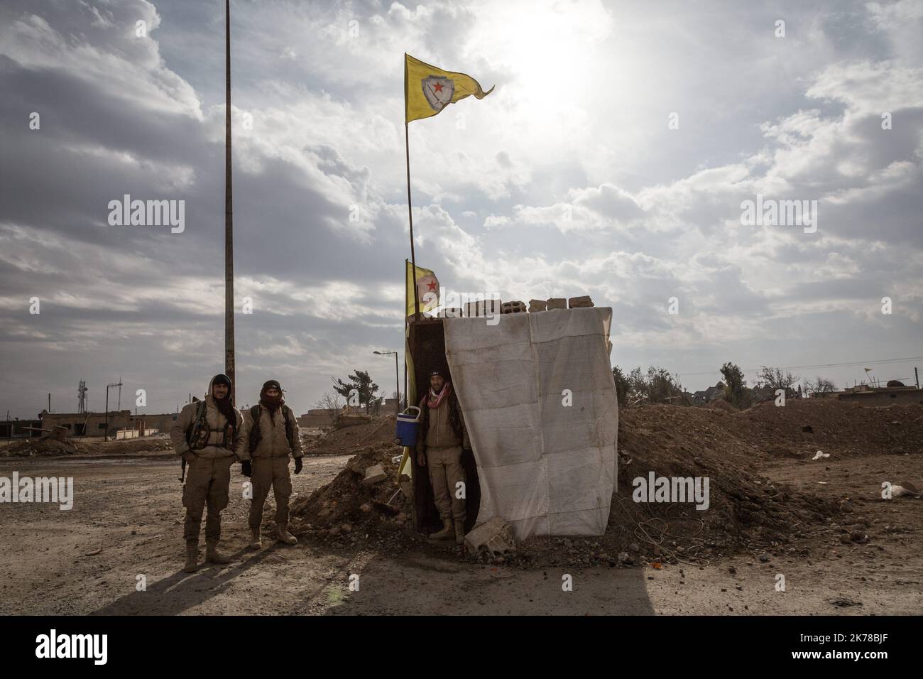 The SDF (Syrian Democratic Forces) with YPG (kurds) took back the ...