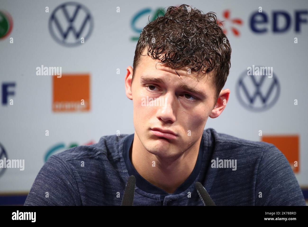 French National Football Teams's Benjamin Pavard Stock Photo - Alamy