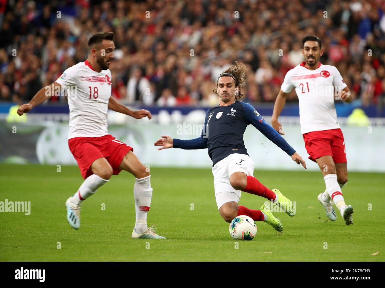 ANTOINE GRIEZMANN - oct 14th 2019 - Soccer France vs Turkey in Paris ...