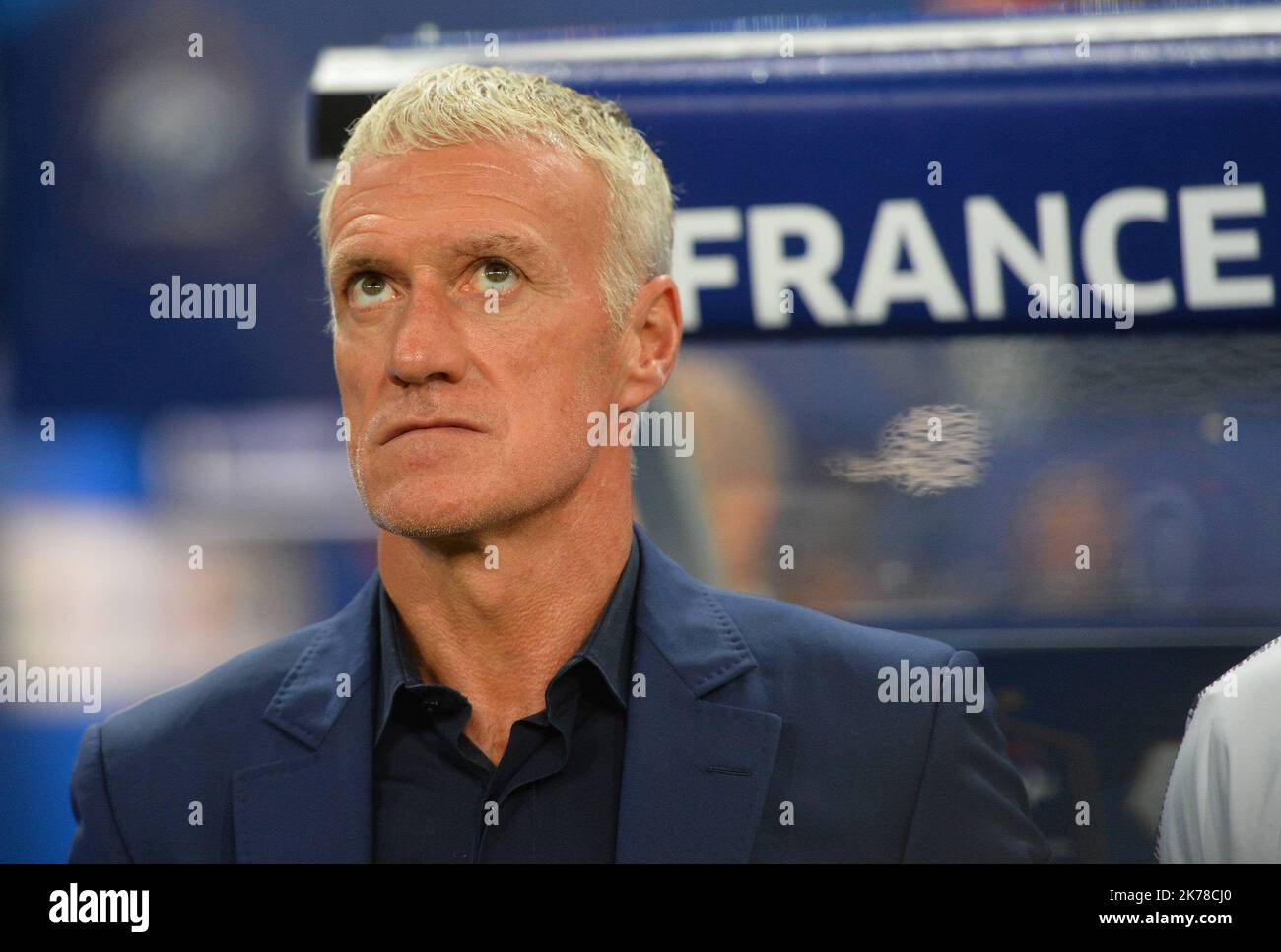 Didier Deschamps - oct 14th 2019 - Soccer France vs Turkey in Paris ...