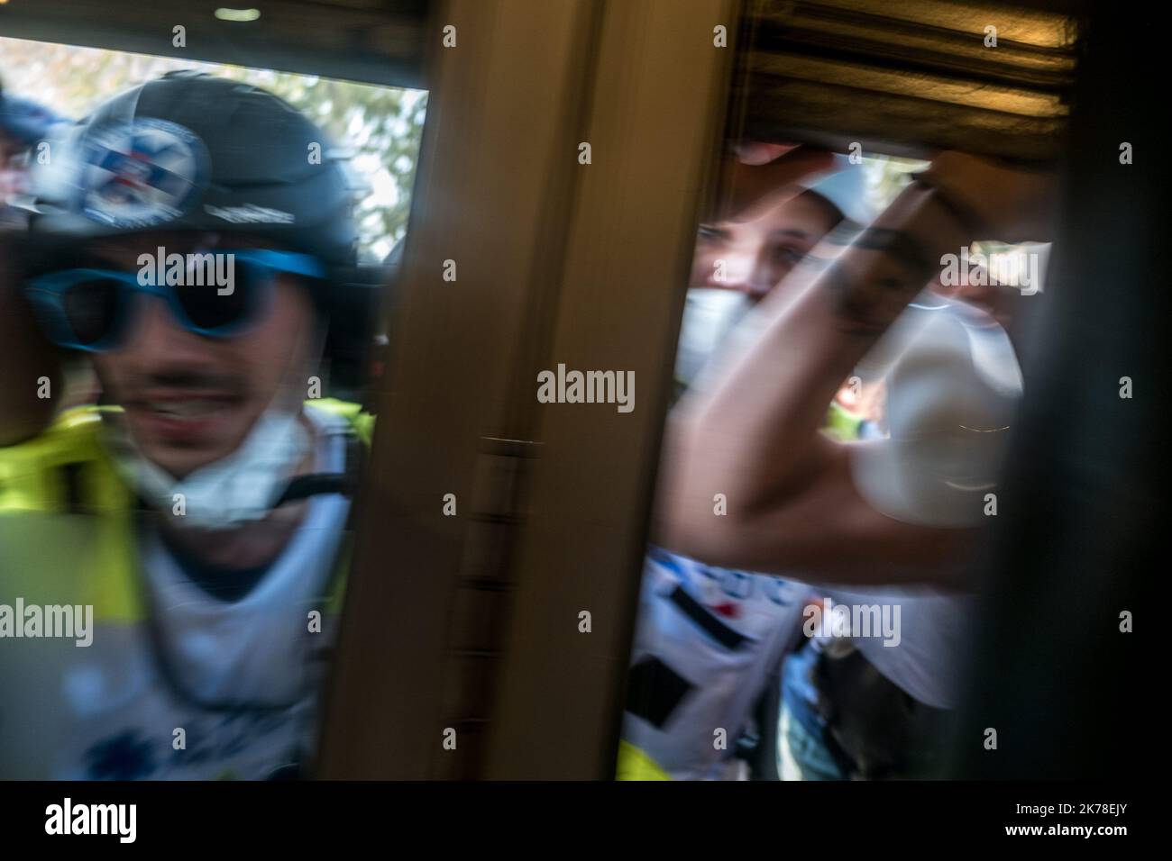 Unit of BRAV-M, or Brigades of repression of motorized violent action ...