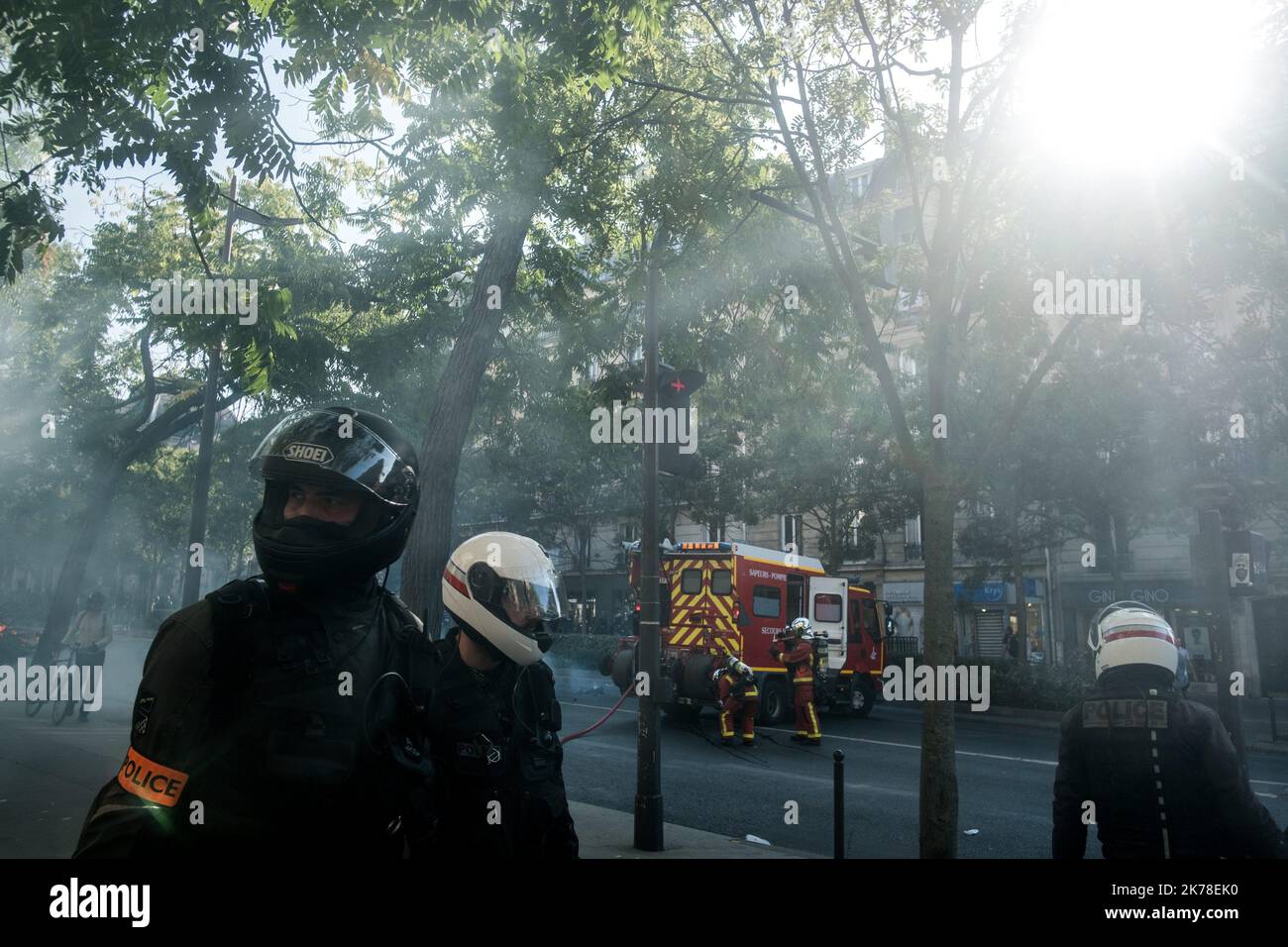 Unit of BRAV-M, or Brigades of repression of motorized violent action ...