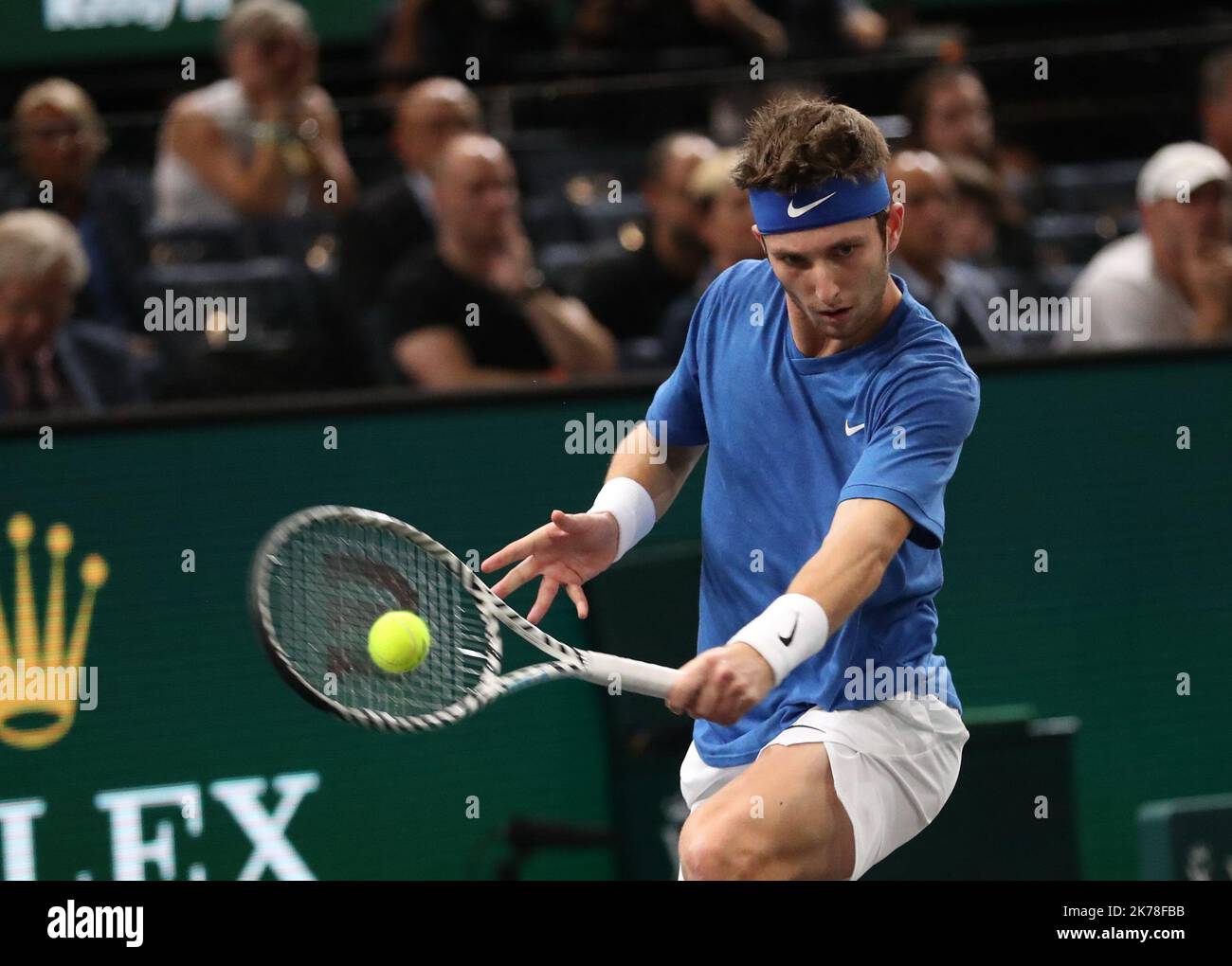 Novak DJOKOVIC (SRB) vs Corentin MOUTET (FRA Stock Photo - Alamy