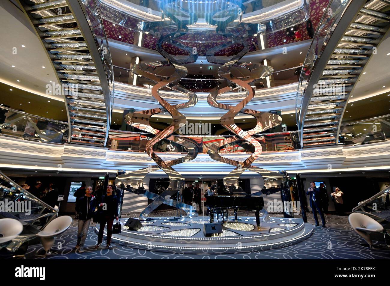 MSC Grandiosa the cruise ship currently being built for MSC Cruises at ...