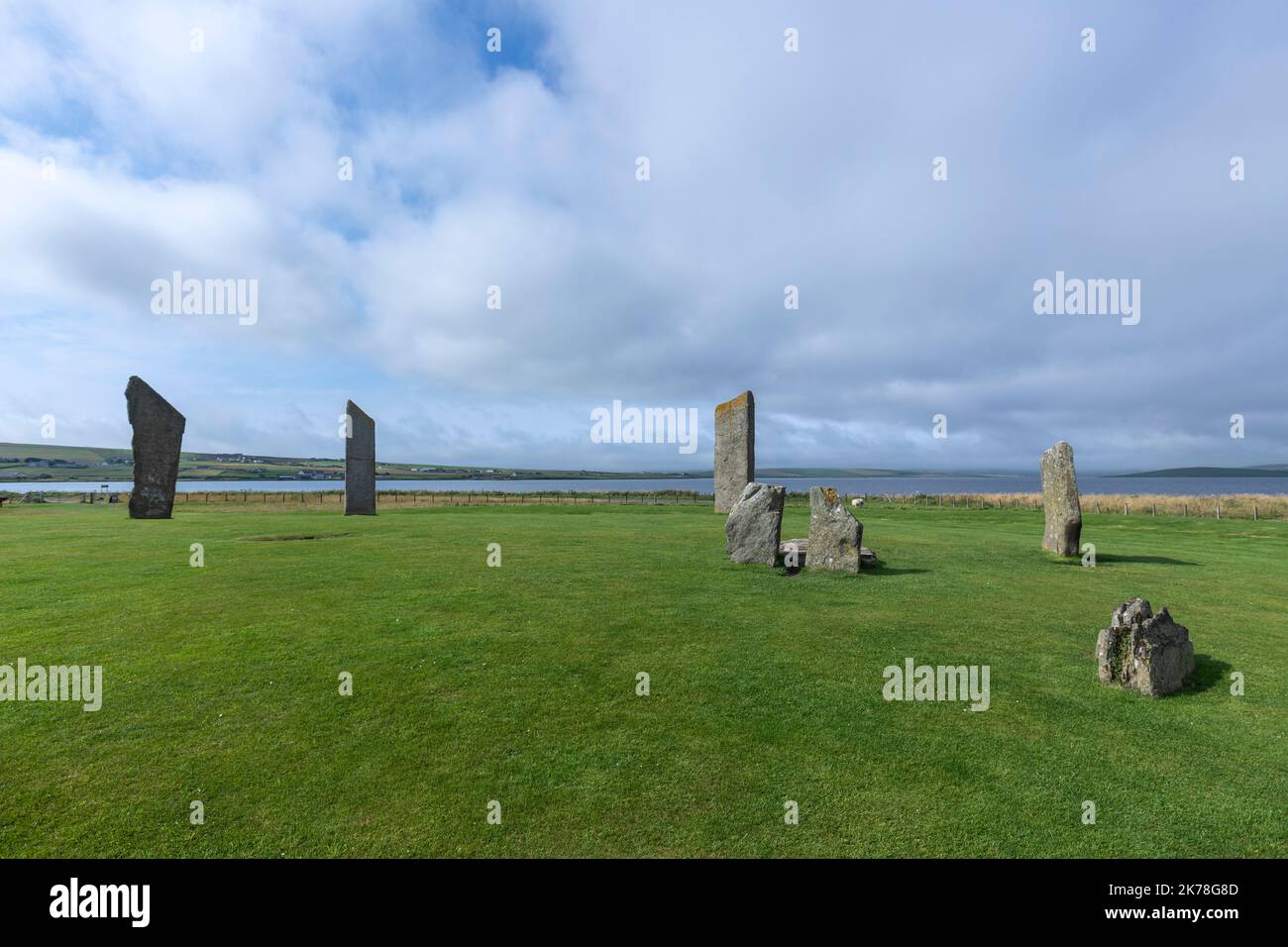 Stones of Stenness, Neolithic monument , Standing stones, mainland of ...