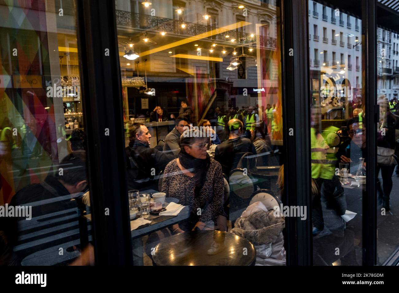 Yellow Jacket protests in Paris Stock Photo - Alamy
