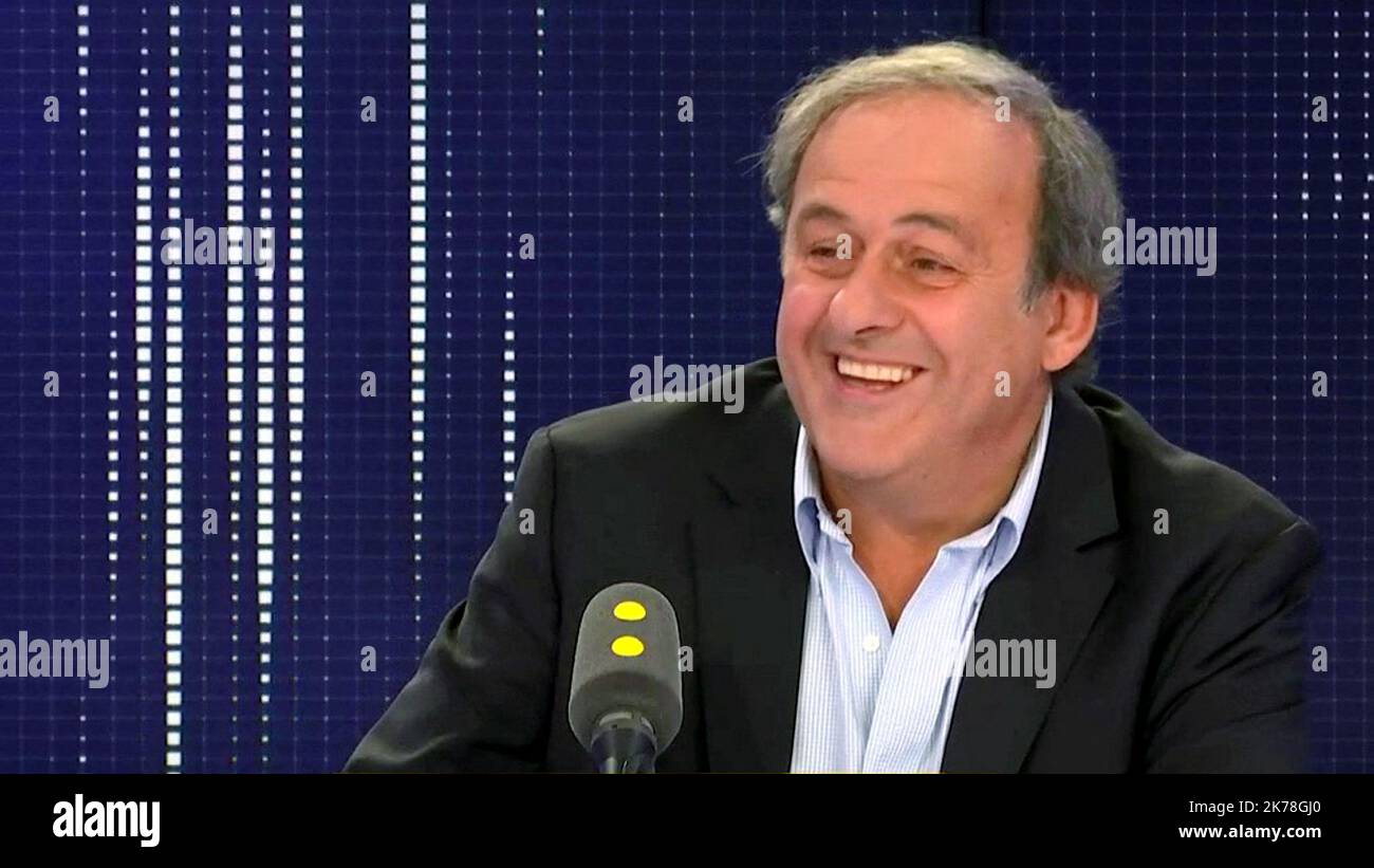 Michel Platini former footballer, coach of the France team and ...