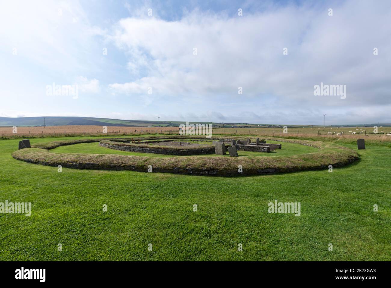 Neolithic Barnhouse Settlement , Loch of Harray, Orkney Mainland ...