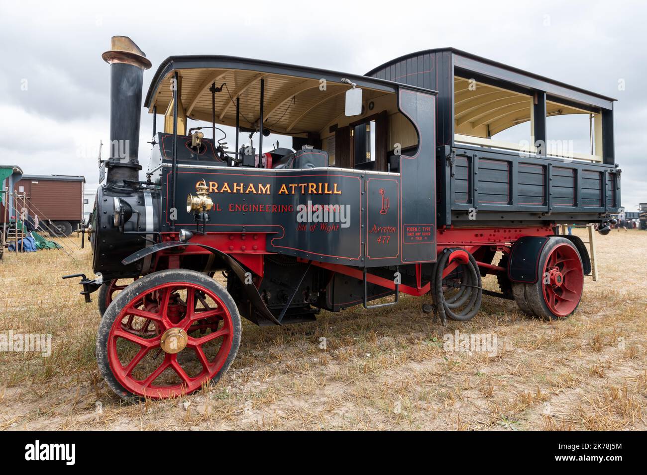 Tarrant Hinton.Dorset.United Kingdom.August 25th 2022.A restored 1931 ...