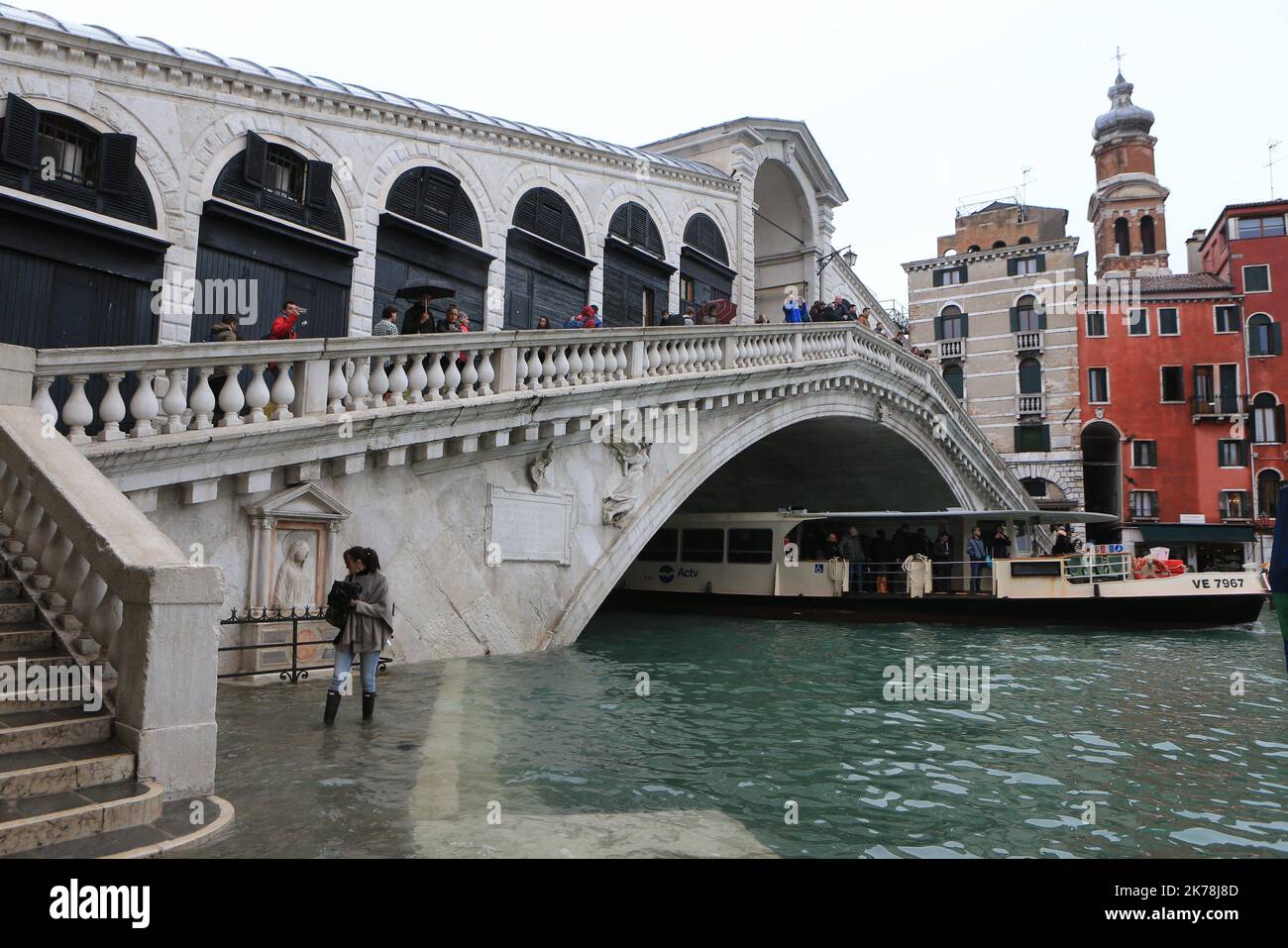 Venice underwater hi-res stock photography and images - Alamy