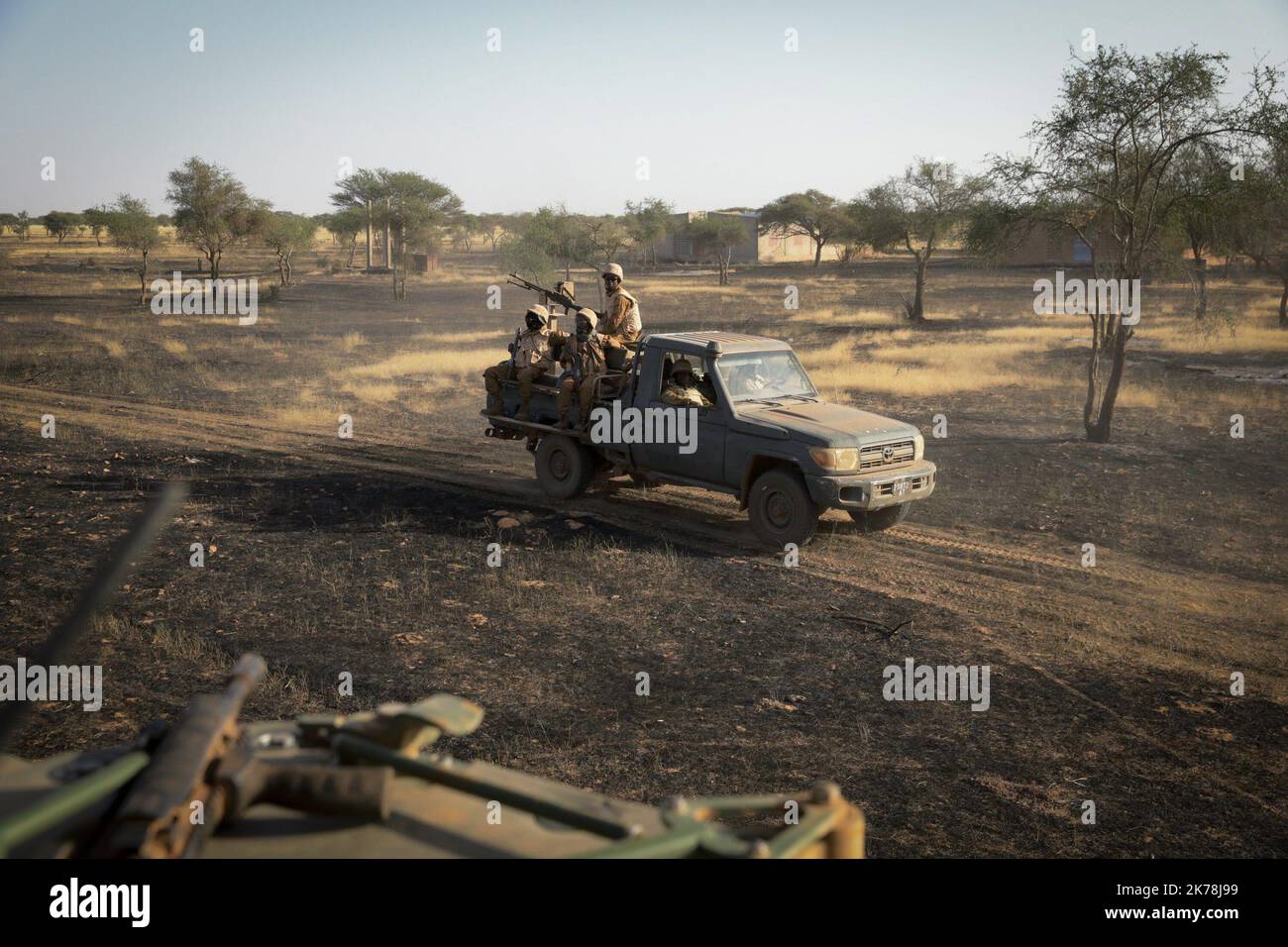 French soldiers of Operation Barkhane. Operation Barkhane is an ongoing ...