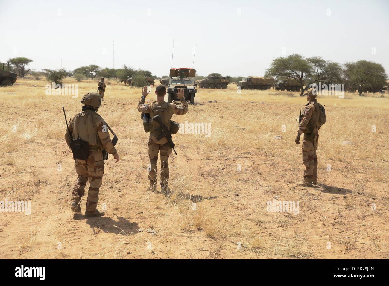 French soldiers of Operation Barkhane. Operation Barkhane is an ongoing ...