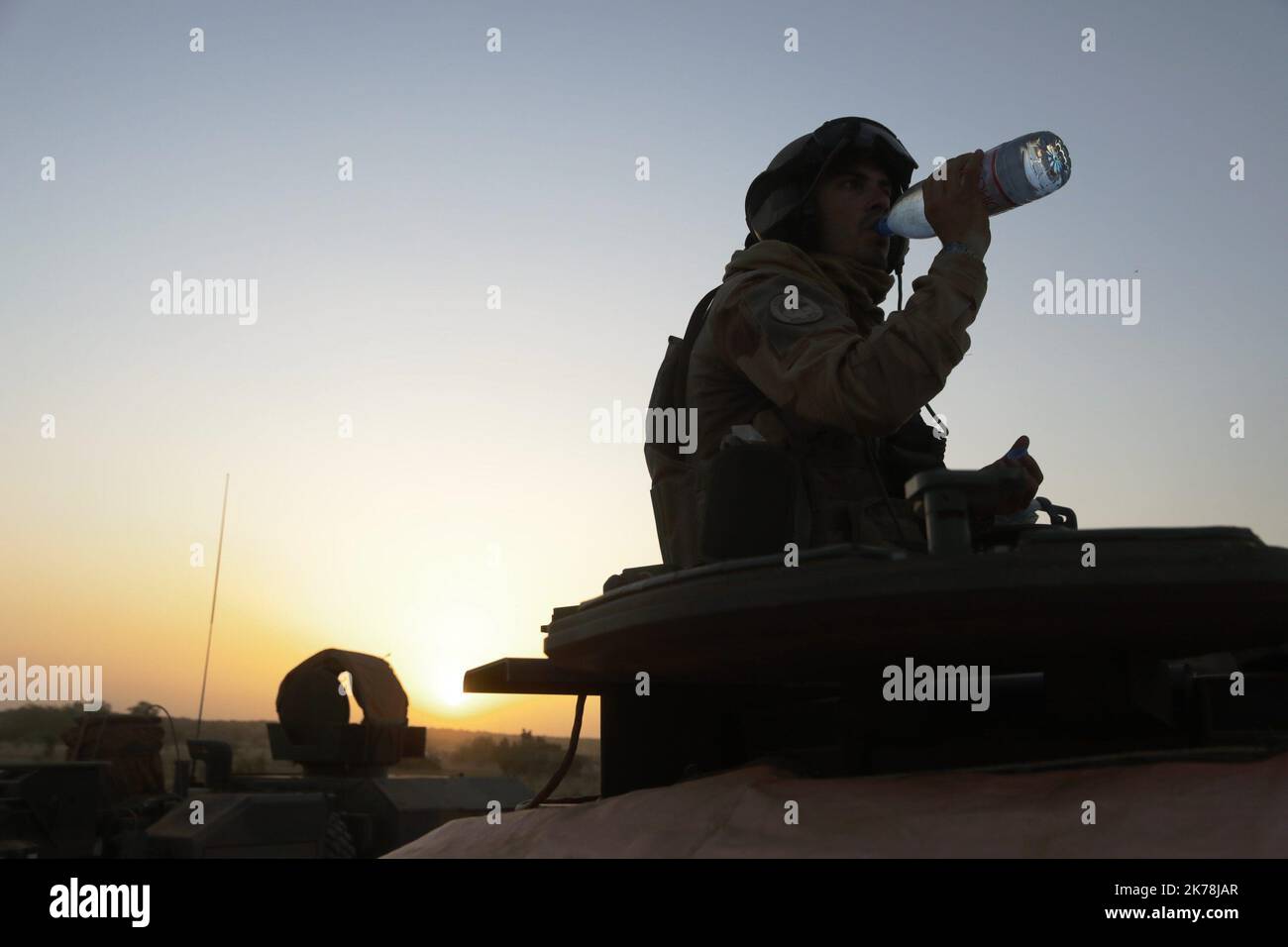 French soldiers of Operation Barkhane. Operation Barkhane is an ongoing ...