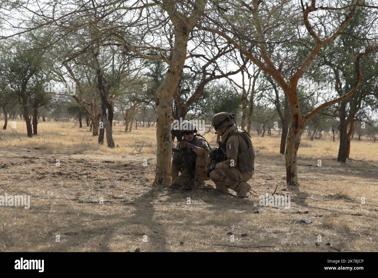 French soldiers of Operation Barkhane. Operation Barkhane is an ongoing ...