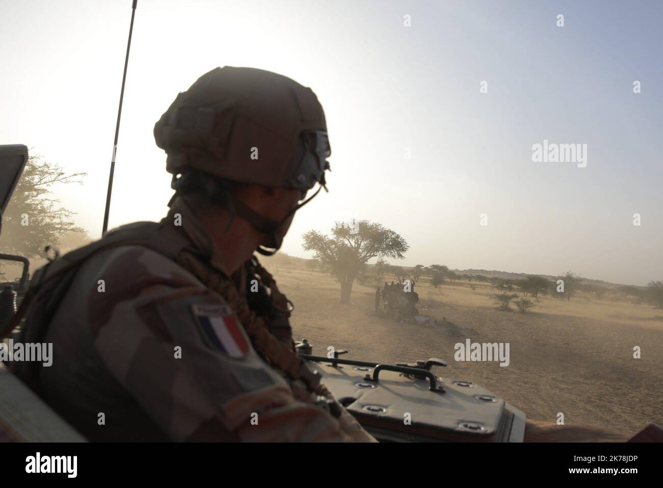 French soldiers of Operation Barkhane. Operation Barkhane is an ongoing ...
