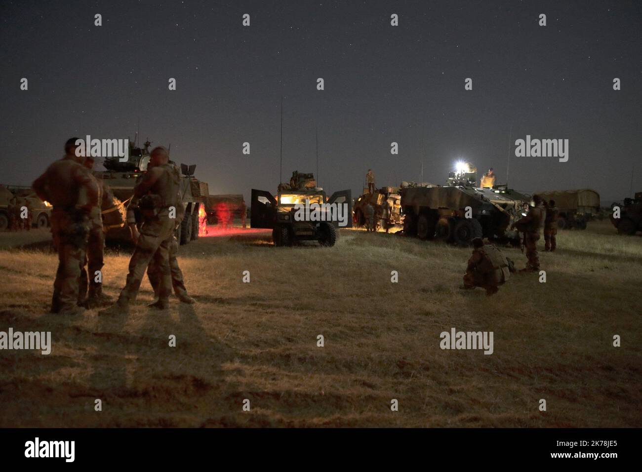 French soldiers of Operation Barkhane. Operation Barkhane is an ongoing ...