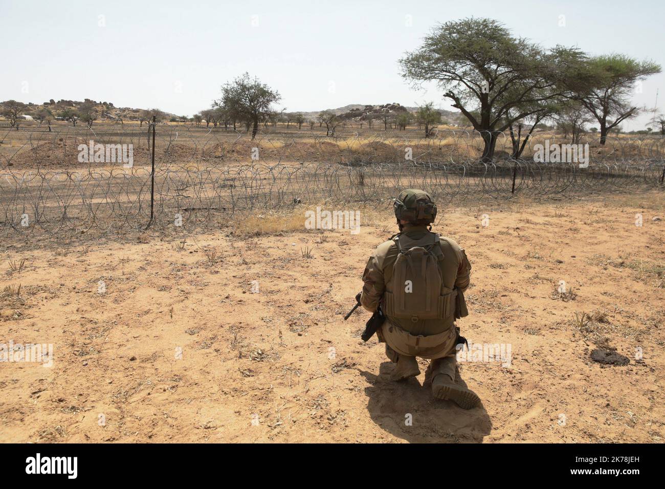 French soldiers of Operation Barkhane. Operation Barkhane is an ongoing ...