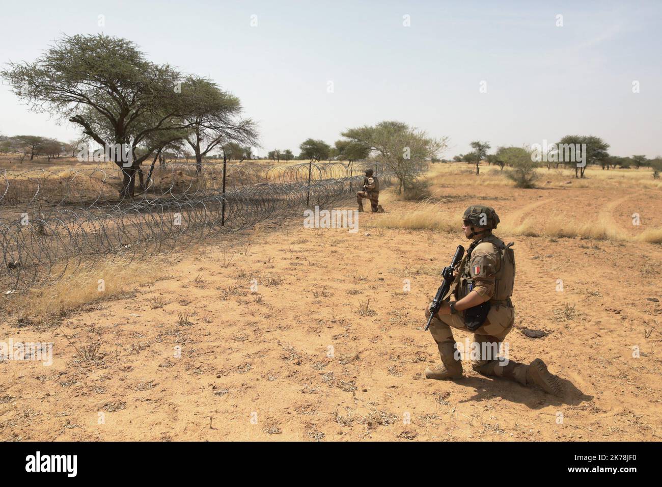 French soldiers of Operation Barkhane. Operation Barkhane is an ongoing ...