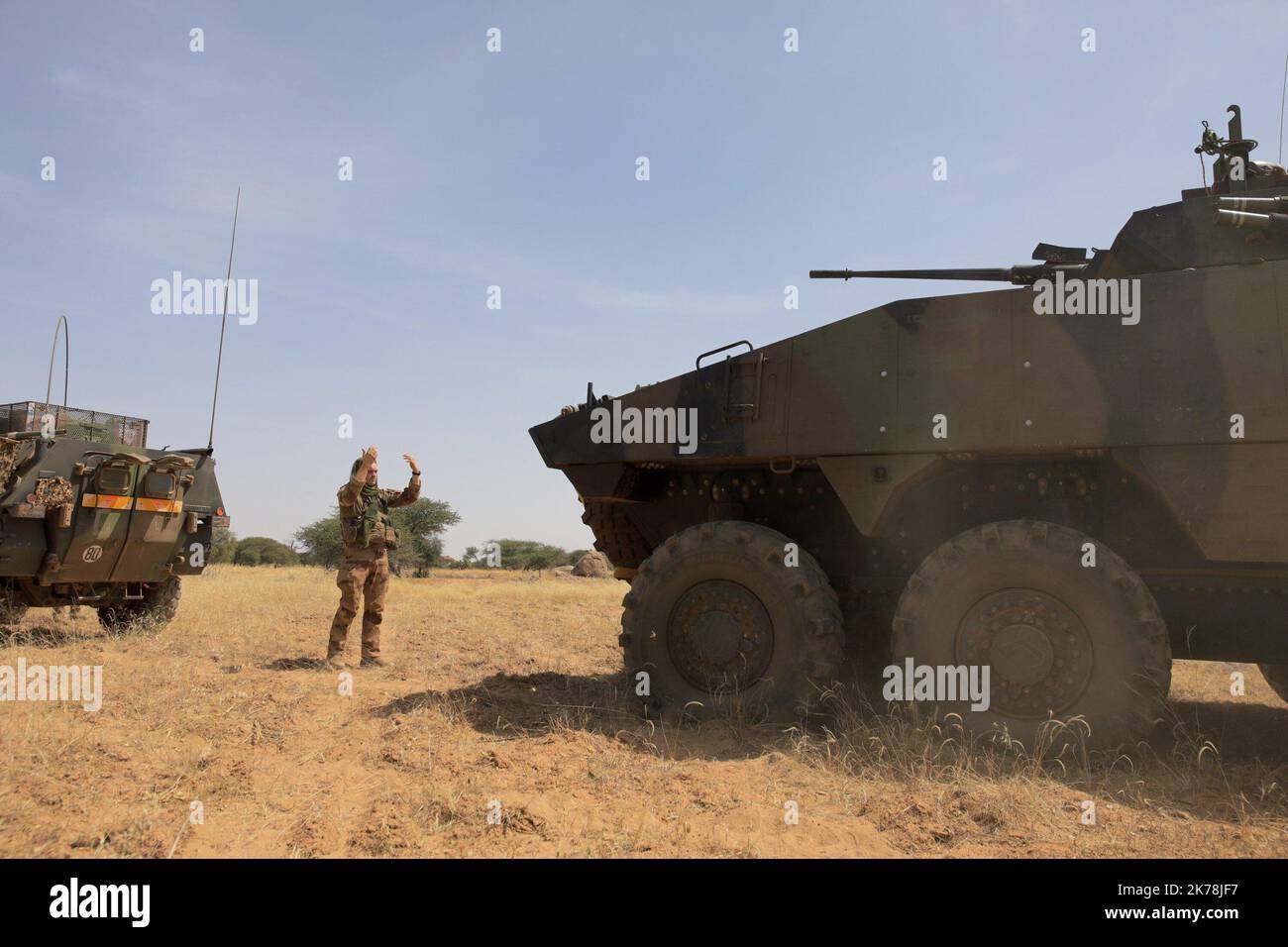 French soldiers of Operation Barkhane. Operation Barkhane is an ongoing ...