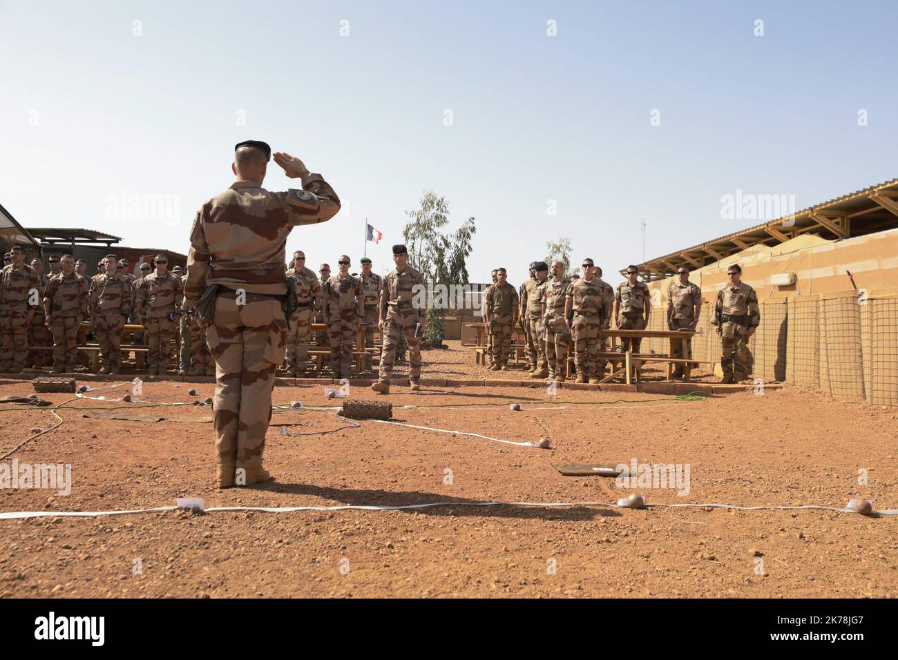 French soldiers of Operation Barkhane. Operation Barkhane is an ongoing ...