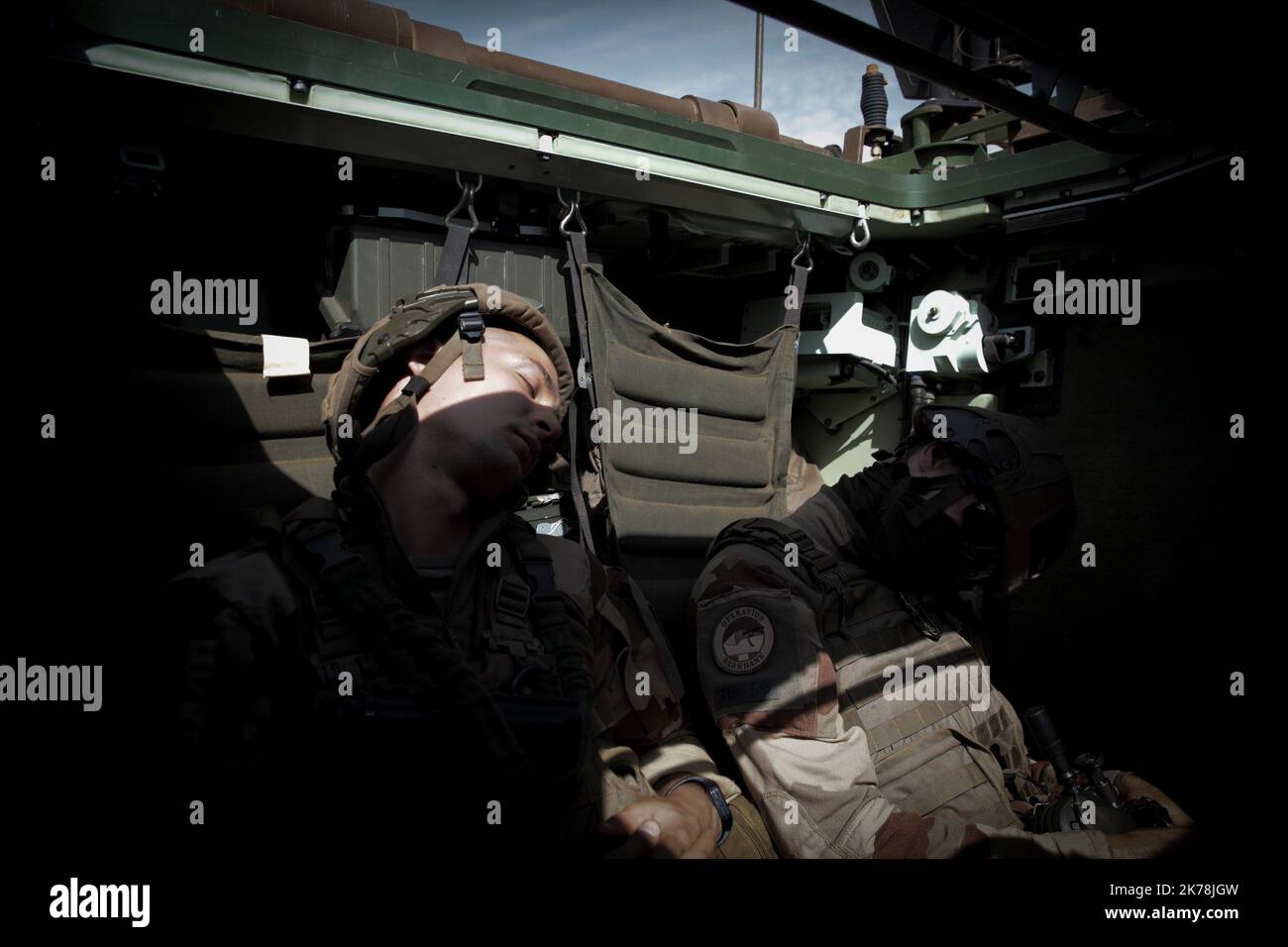 French soldiers of Operation Barkhane. Operation Barkhane is an ongoing ...