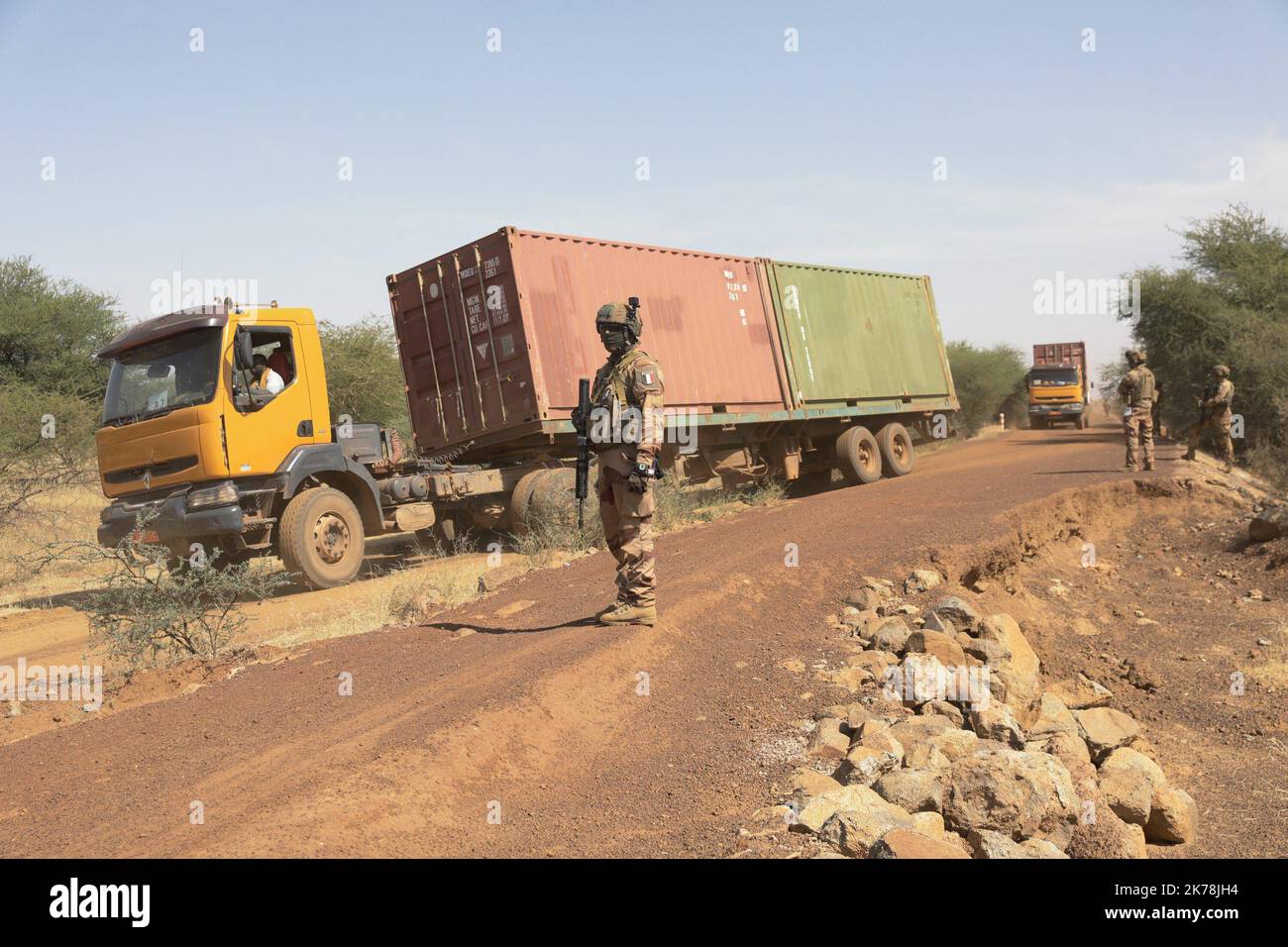 French soldiers of Operation Barkhane. Operation Barkhane is an ongoing ...