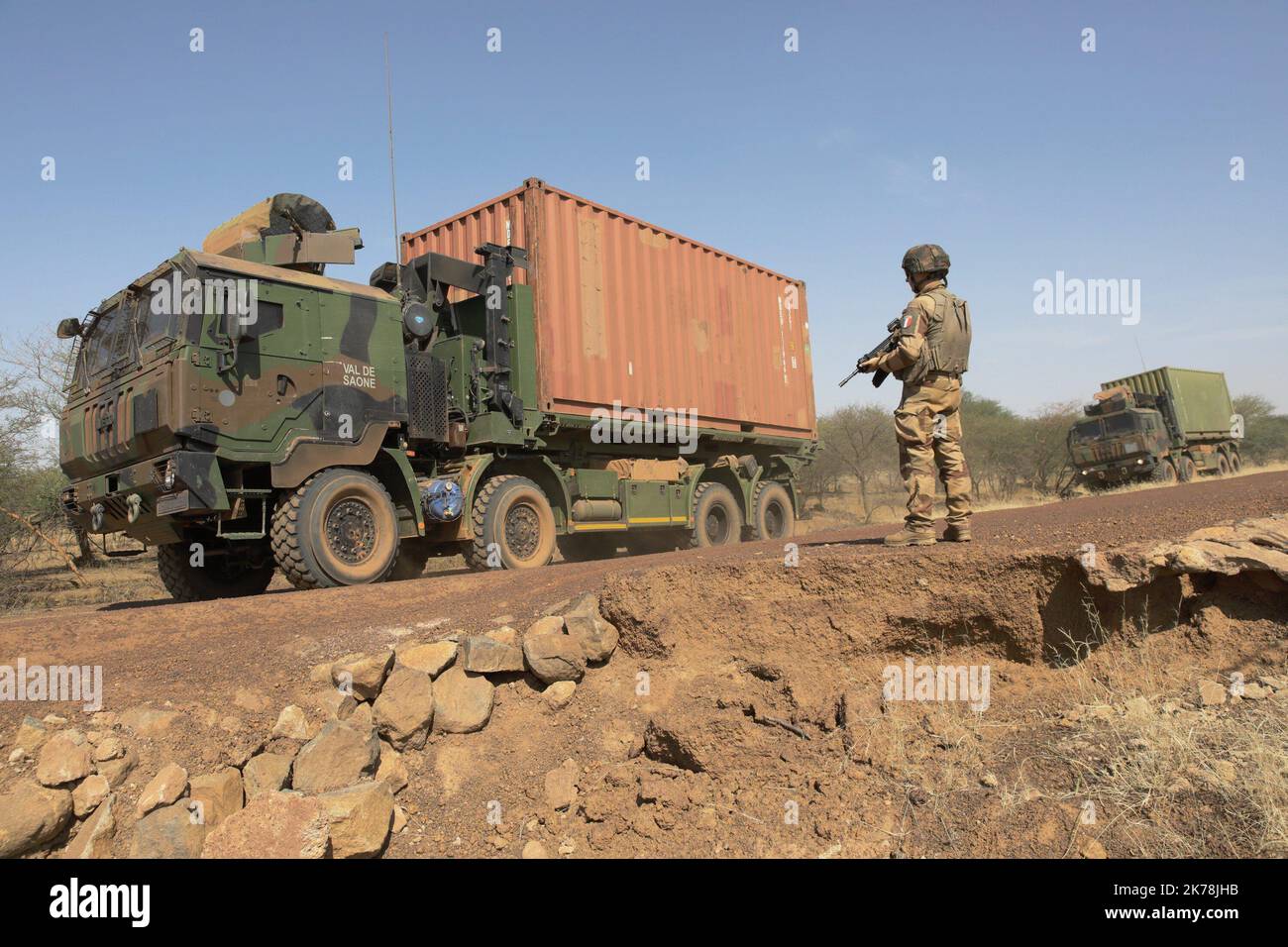 French soldiers of Operation Barkhane. Operation Barkhane is an ongoing ...
