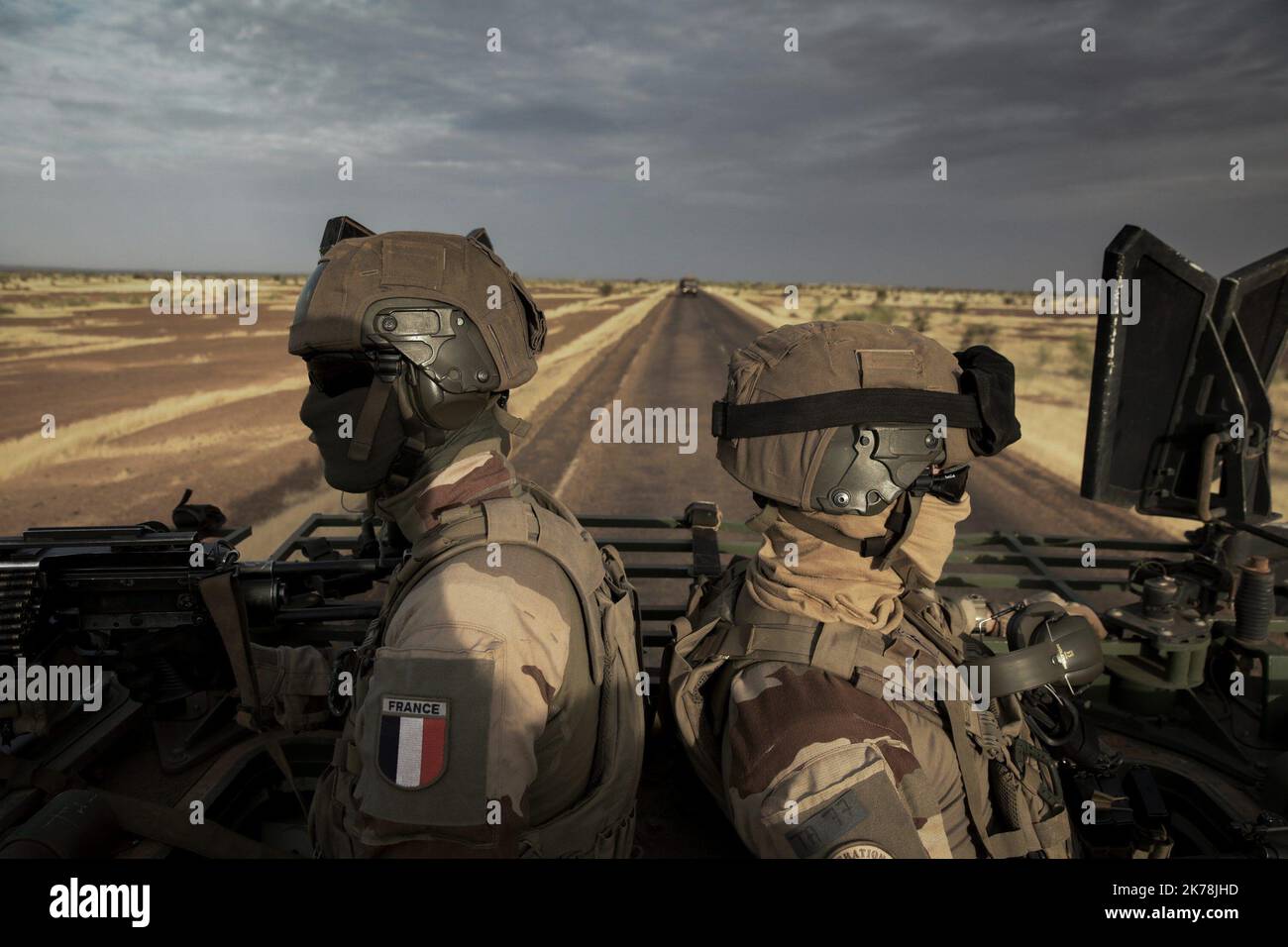 French soldiers of Operation Barkhane. Operation Barkhane is an ongoing ...