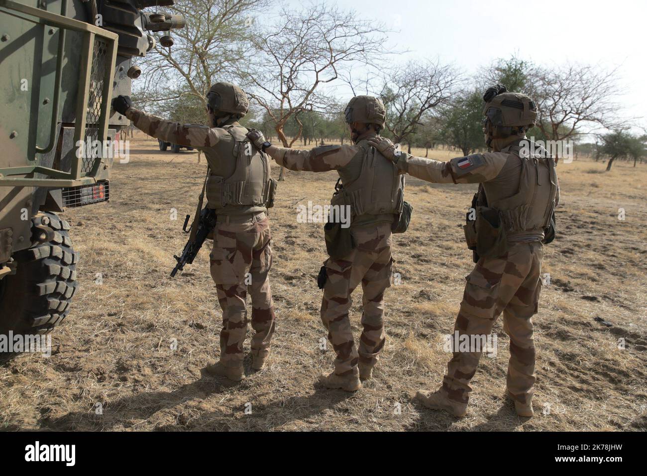 French soldiers of Operation Barkhane. Operation Barkhane is an ongoing ...