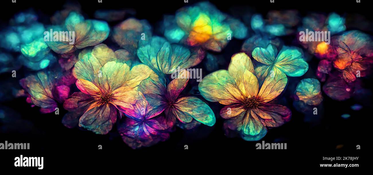 Colour flower rainbow hi-res stock photography and images - Alamy