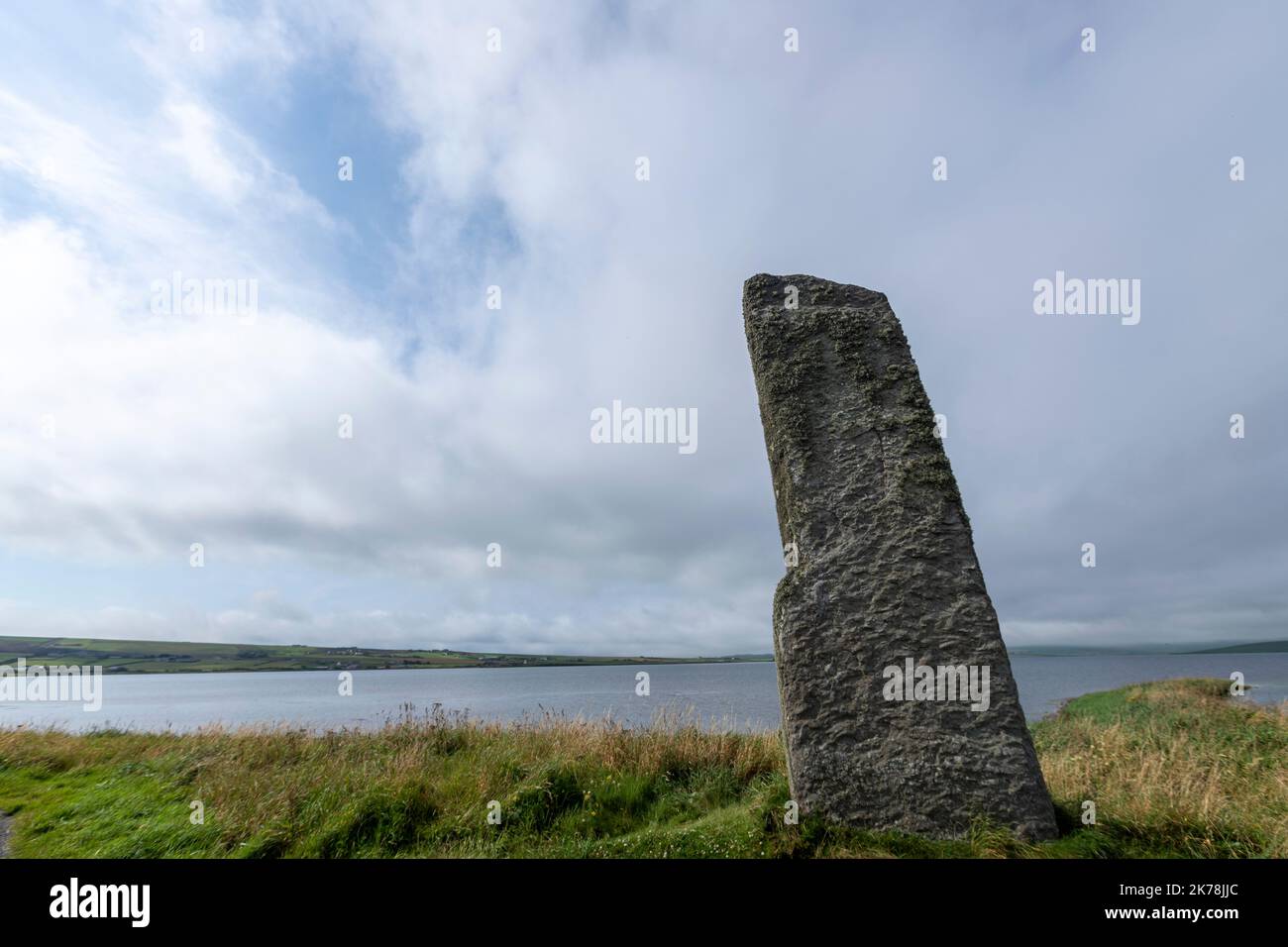 The Watch Stone, Standing Stone, Mainland, Orkney, Scotland, UK Stock ...