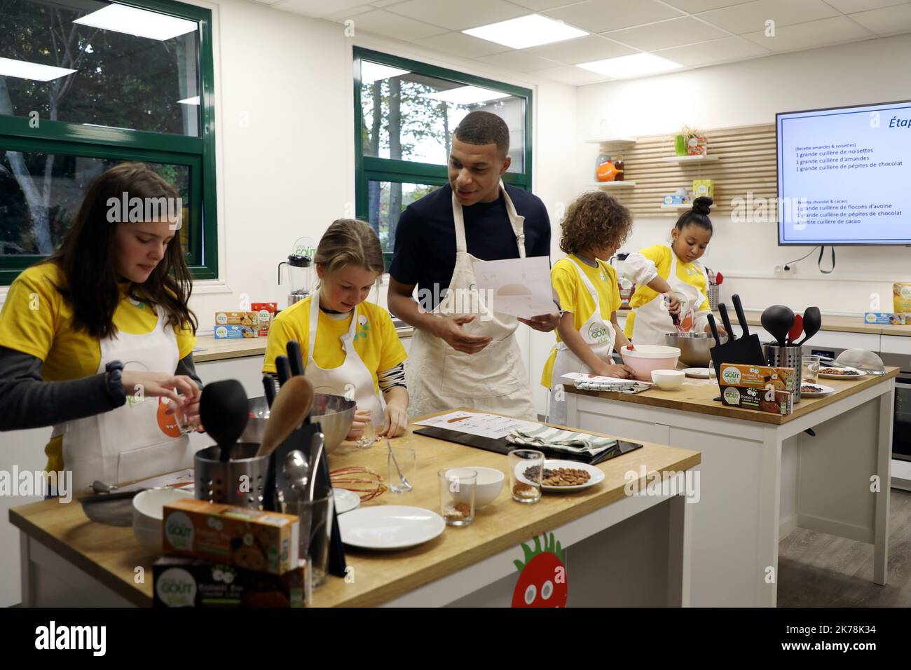 Paris, France, nov 20th 2019 - French soccer champion Kylian Mbappe at ...