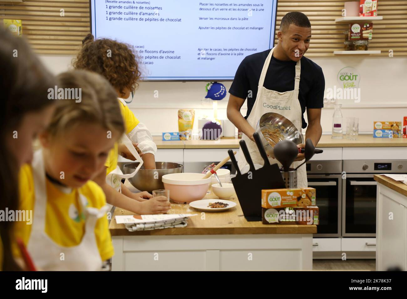 Paris, France, nov 20th 2019 - French soccer champion Kylian Mbappe at ...