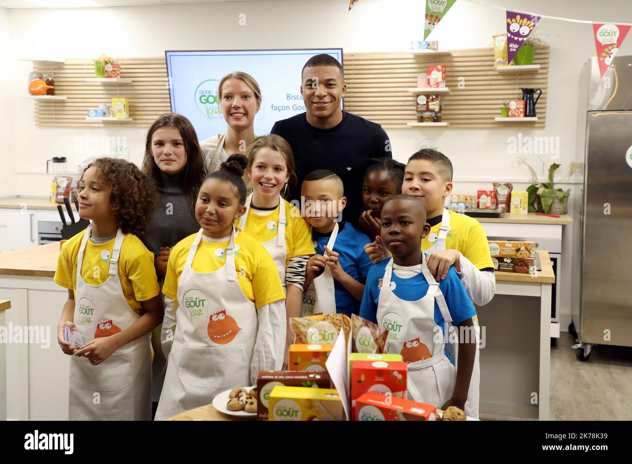 Paris, France, nov 20th 2019 - French soccer champion Kylian Mbappe at ...