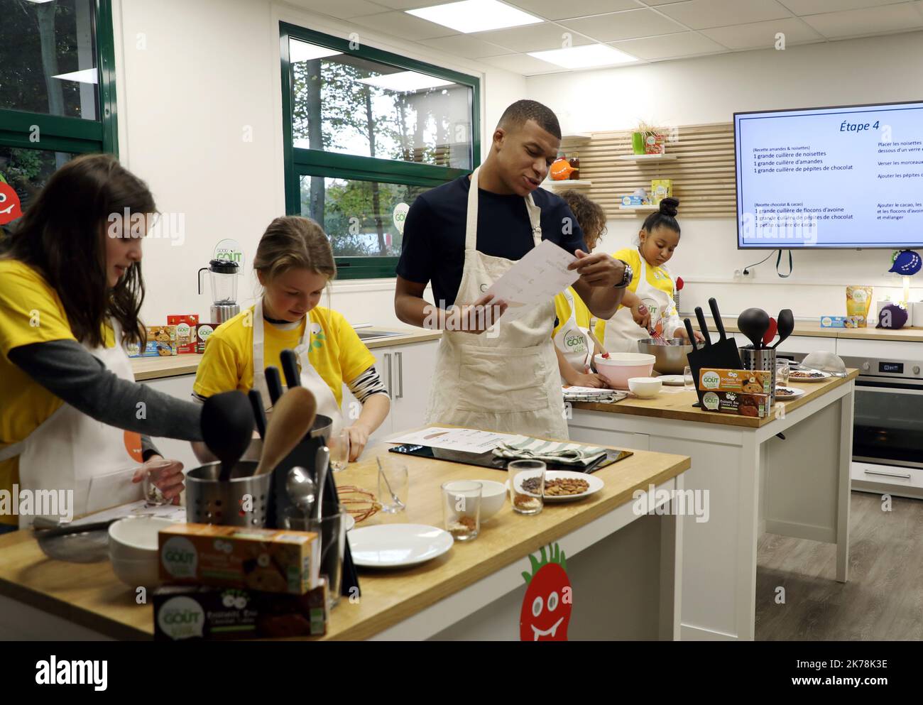 Paris, France, nov 20th 2019 - French soccer champion Kylian Mbappe at ...