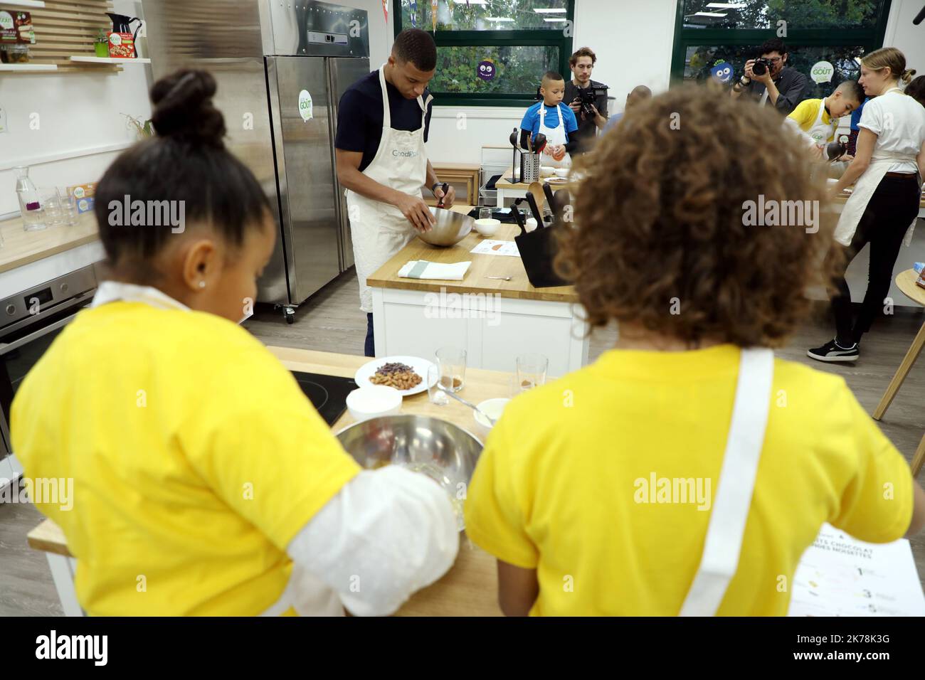 Paris, France, nov 20th 2019 - French soccer champion Kylian Mbappe at ...