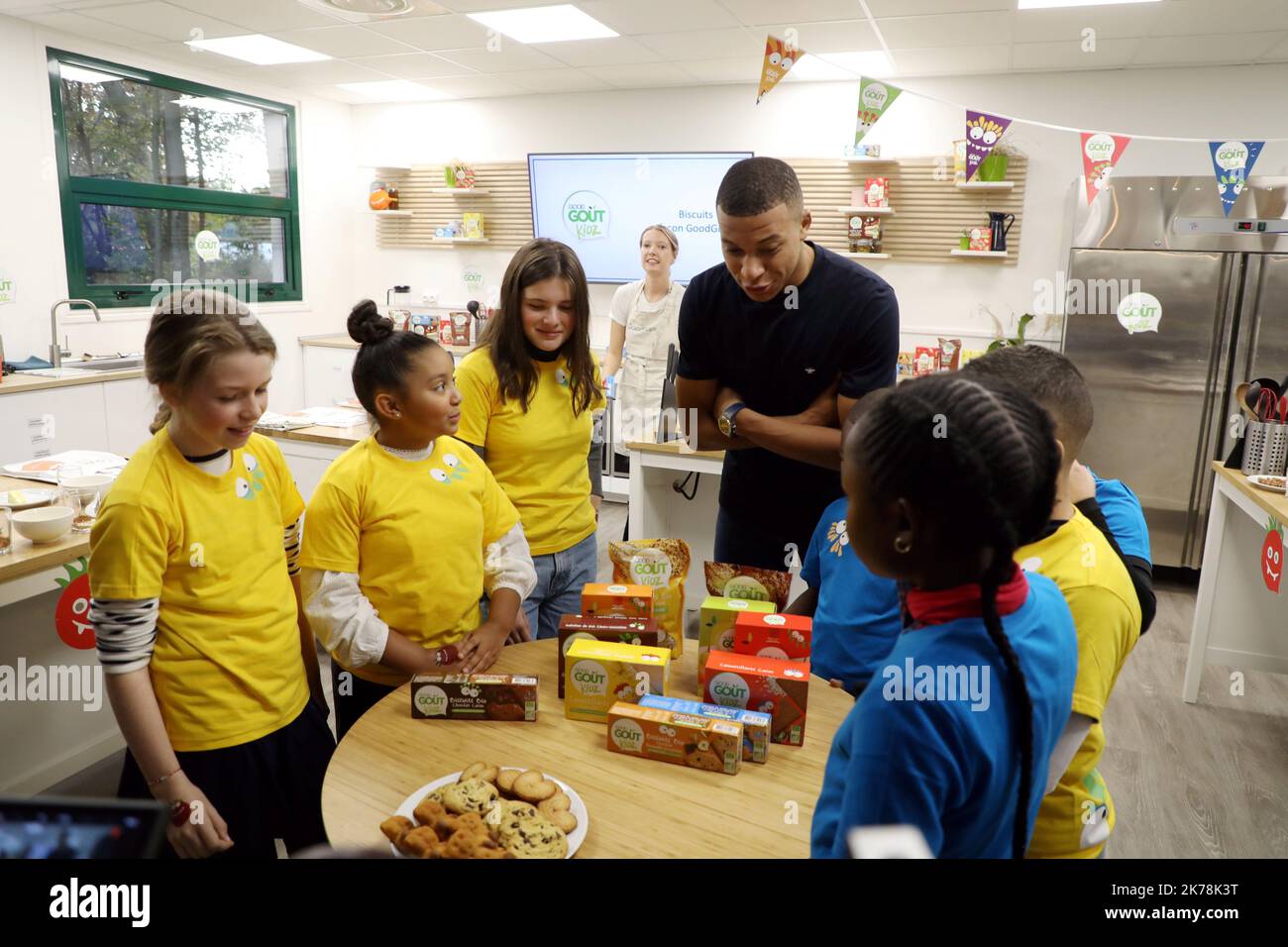 Paris, France, nov 20th 2019 - French soccer champion Kylian Mbappe at ...