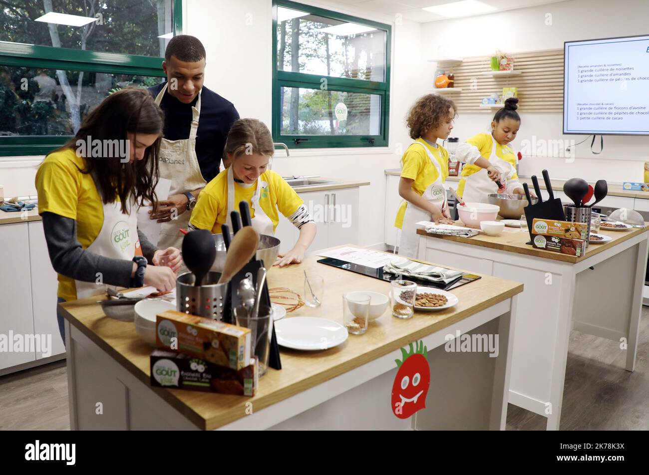 Paris, France, nov 20th 2019 - French soccer champion Kylian Mbappe at ...
