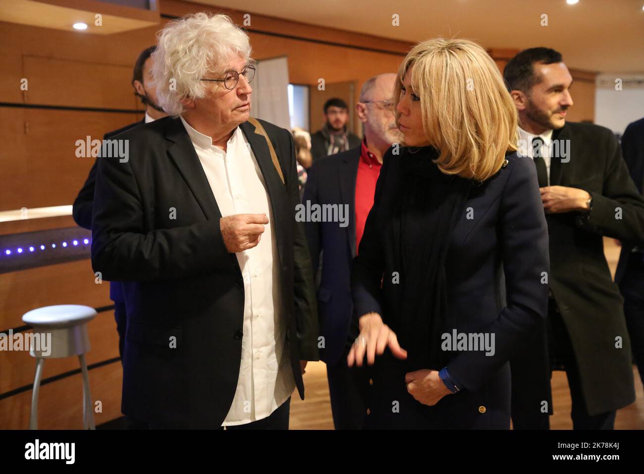 French first lady Brigitte Macron during a visit in Amiens on November ...
