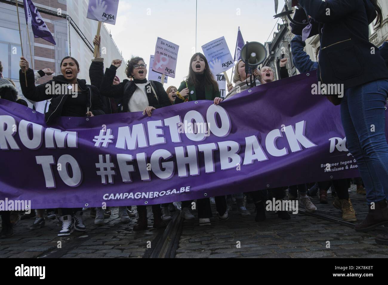 About 10,000 people (according to the press) marched today in Brussels ...