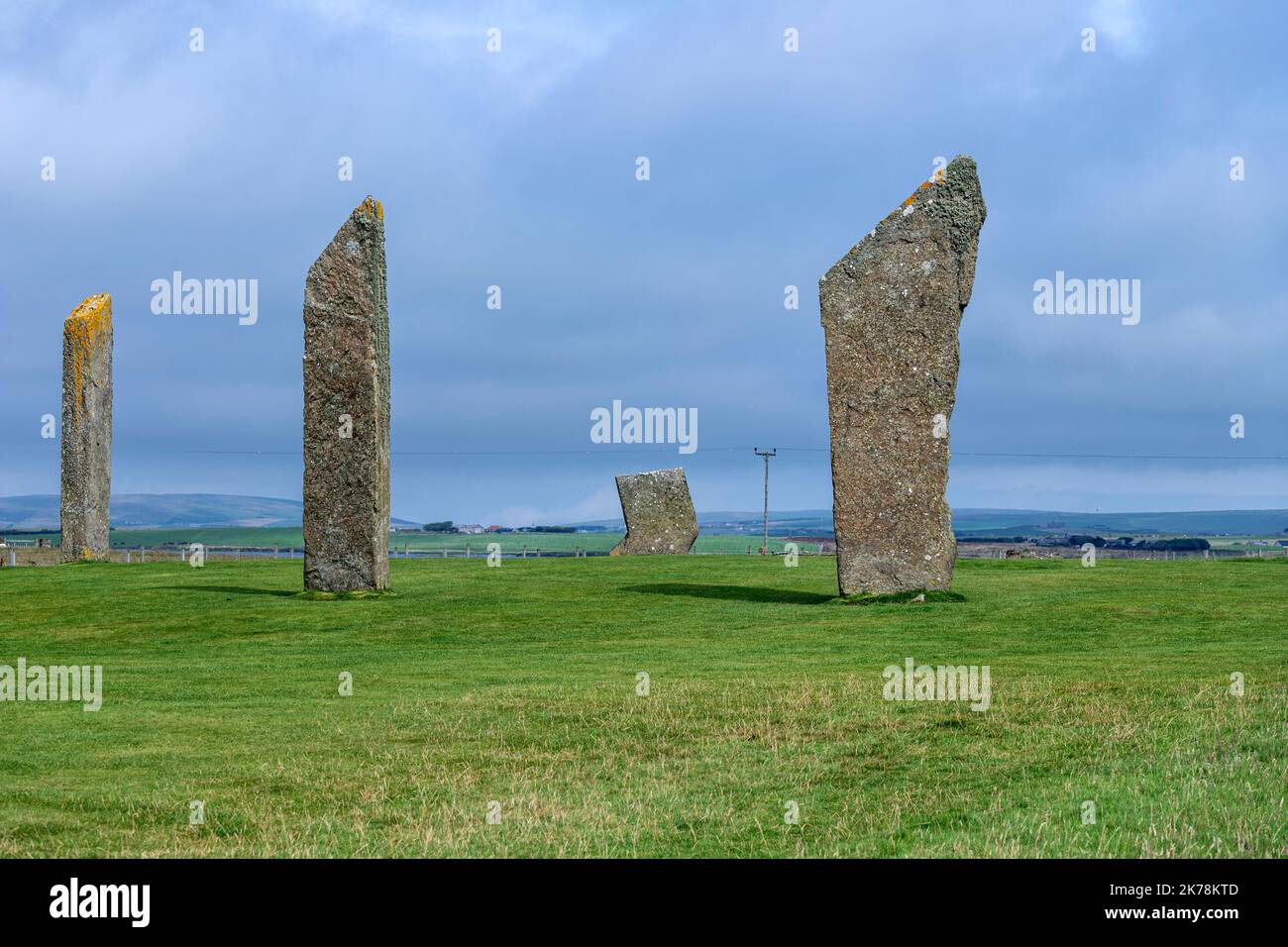 Stones of Stenness, Neolithic monument , Standing stones, mainland of ...