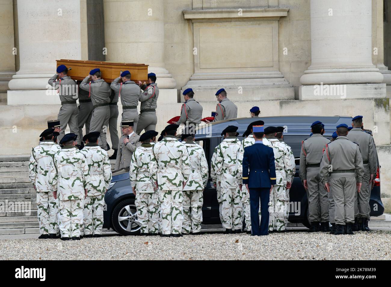 The President of the Republic, Emmanuel Macron presides over the ...
