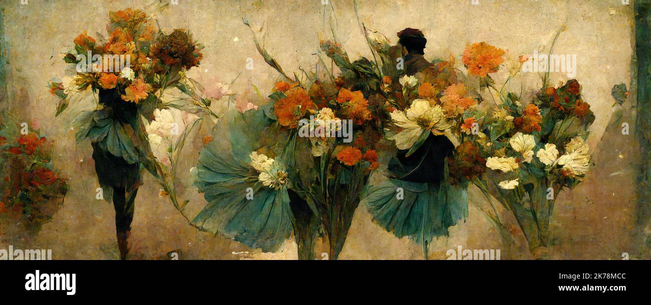 Wallpaper featuring flowers hi-res stock photography and images - Alamy