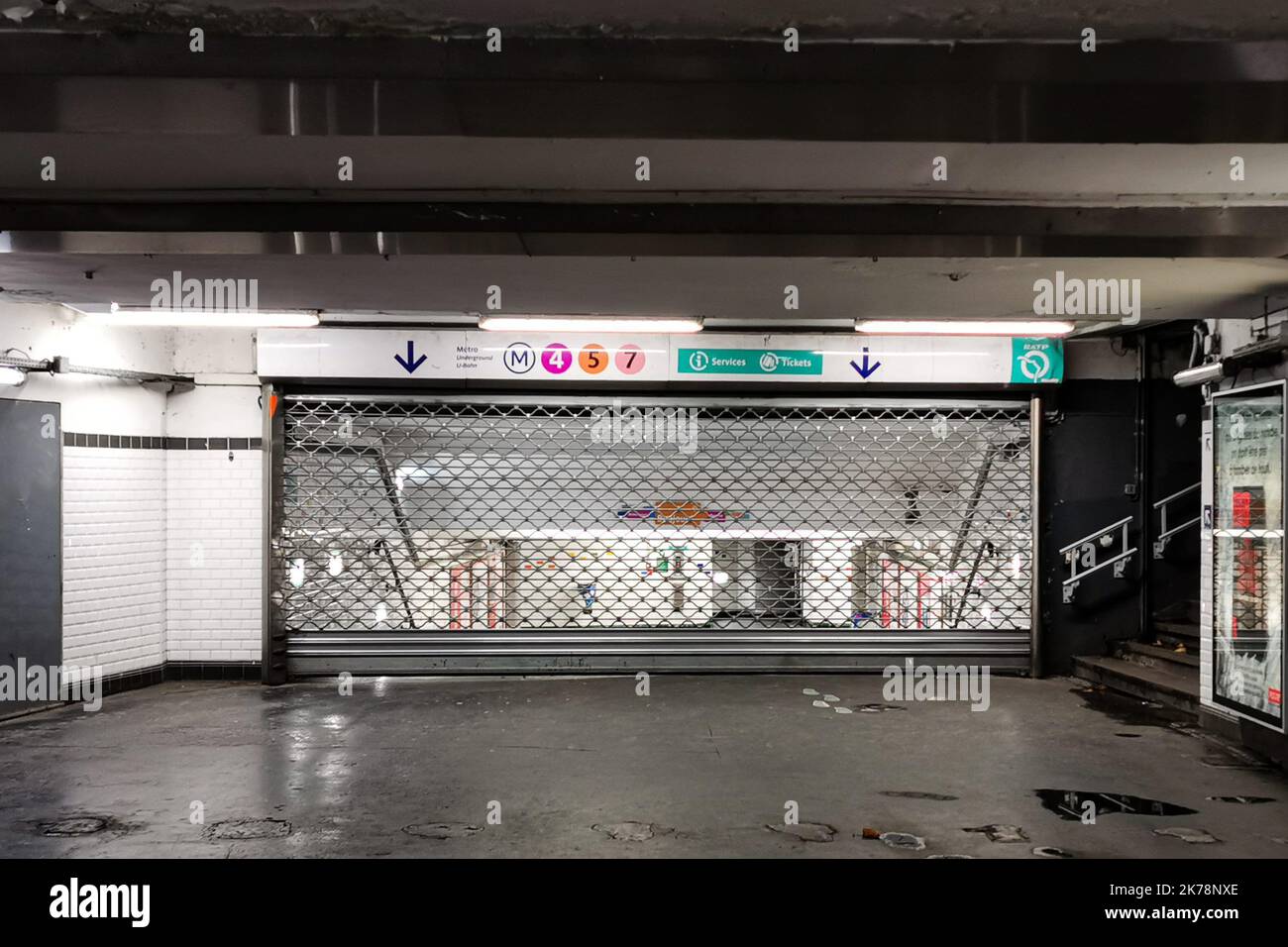 SNCF / RATP strikes against pension reform, the Gare de l'Est station ...