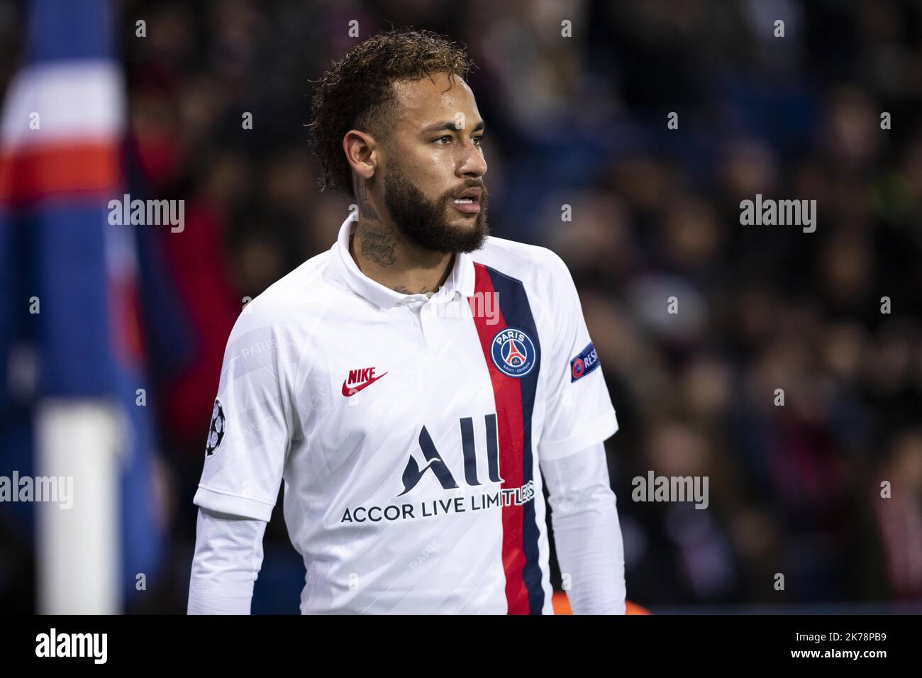 Neymar during the second leg match of UEFA Champions League between ...