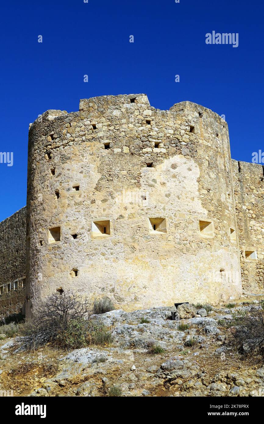 Ottoman fortress aptera crete hi-res stock photography and images - Alamy