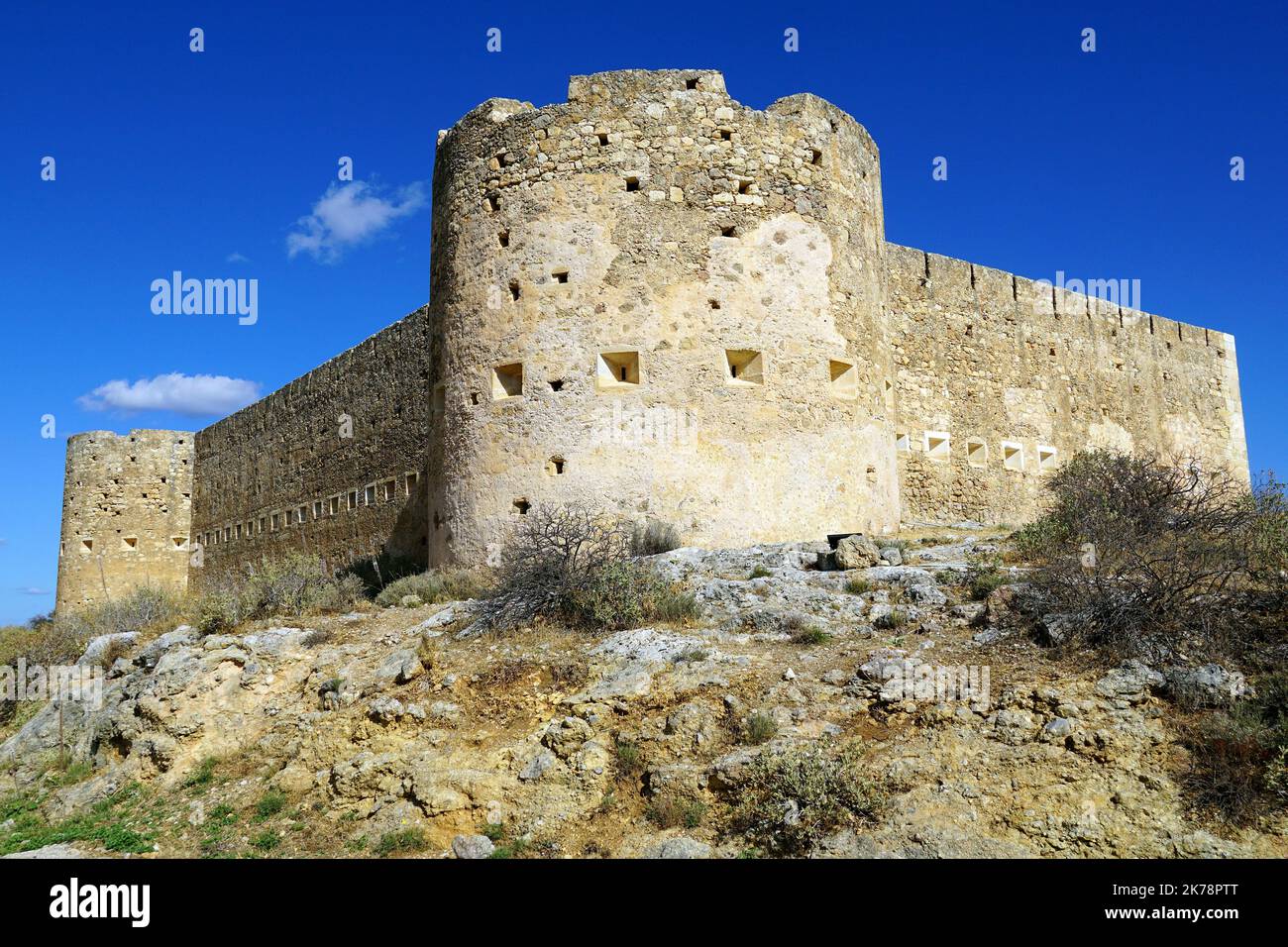 Ottoman Fortress, Aptera or Apteron, municipality of Akrotiri, Crete ...