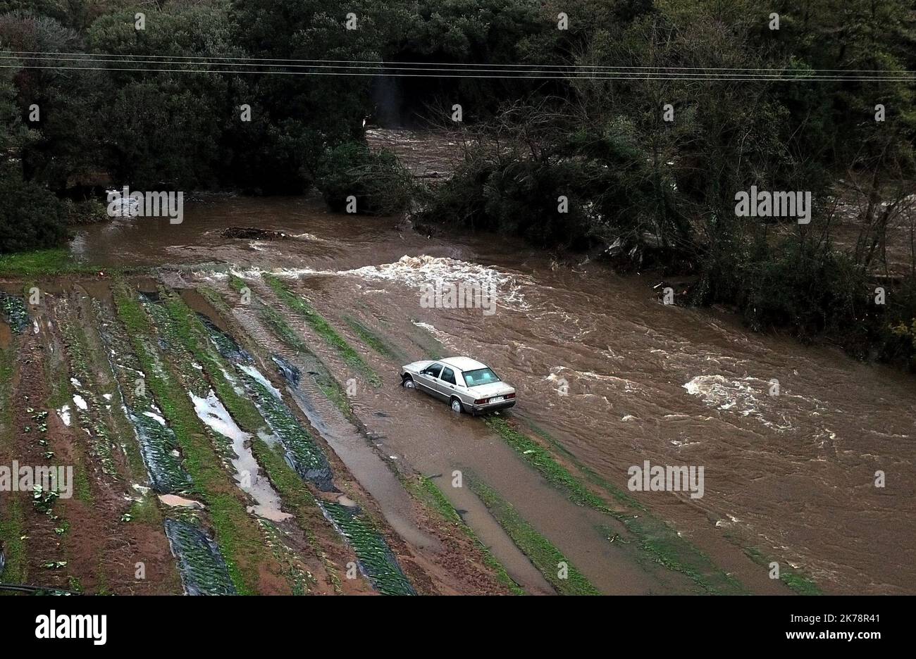 Storm Elsa batters southern Europe. In Corsica heavy rains caused the ...