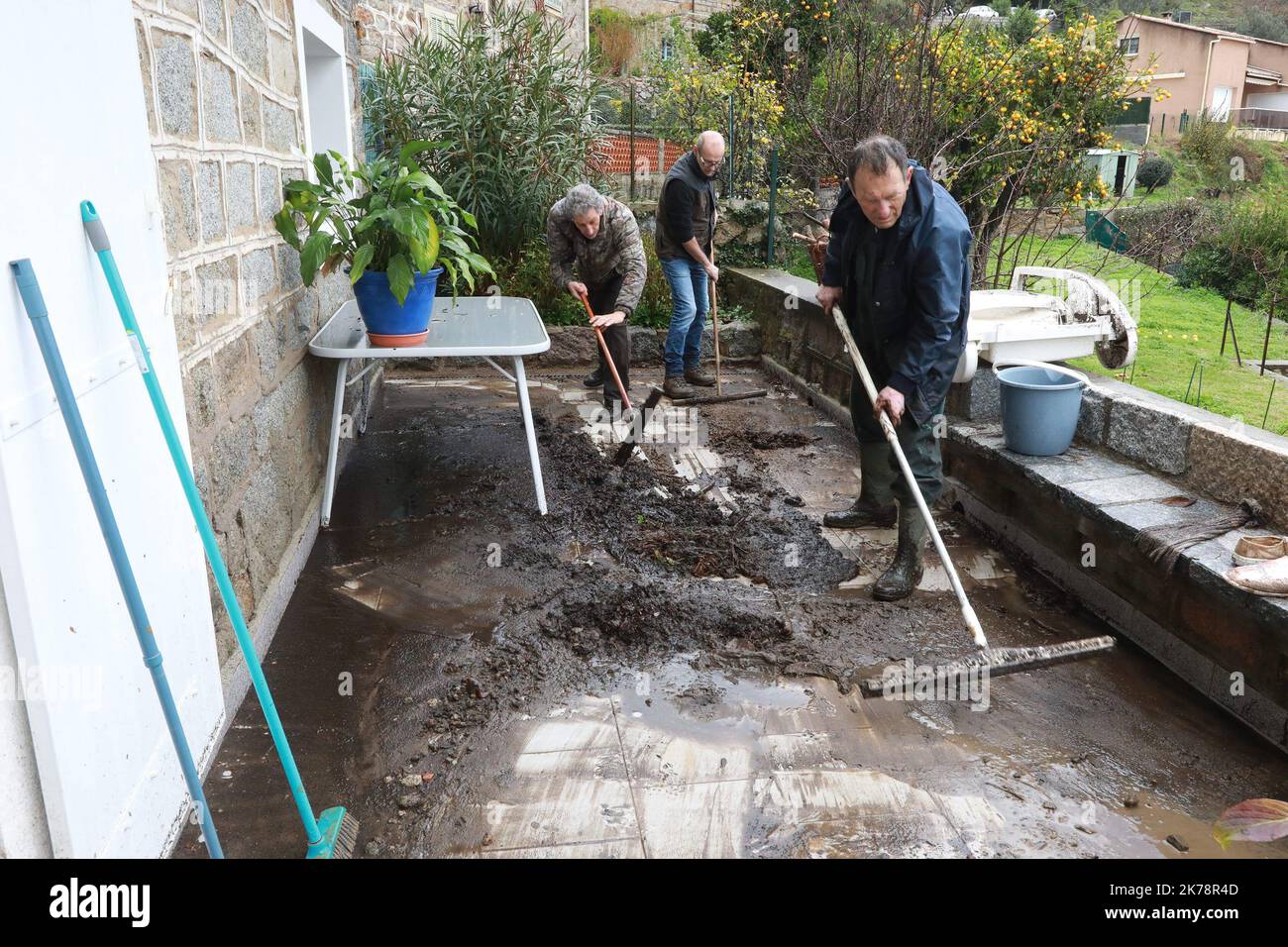 Storm Elsa batters southern Europe. In Corsica heavy rains caused the ...