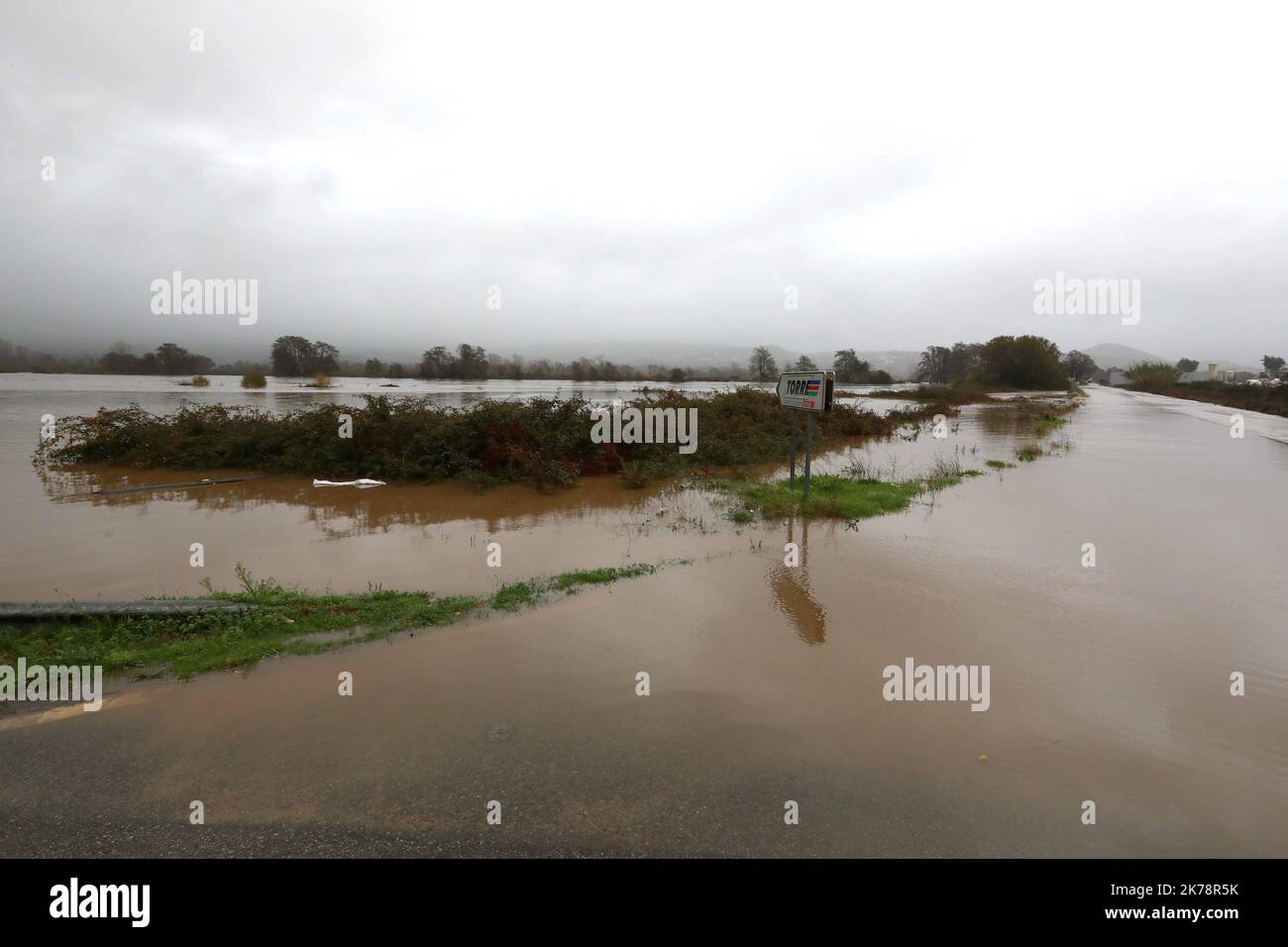 Storm Elsa batters southern Europe. In Corsica heavy rains caused the ...